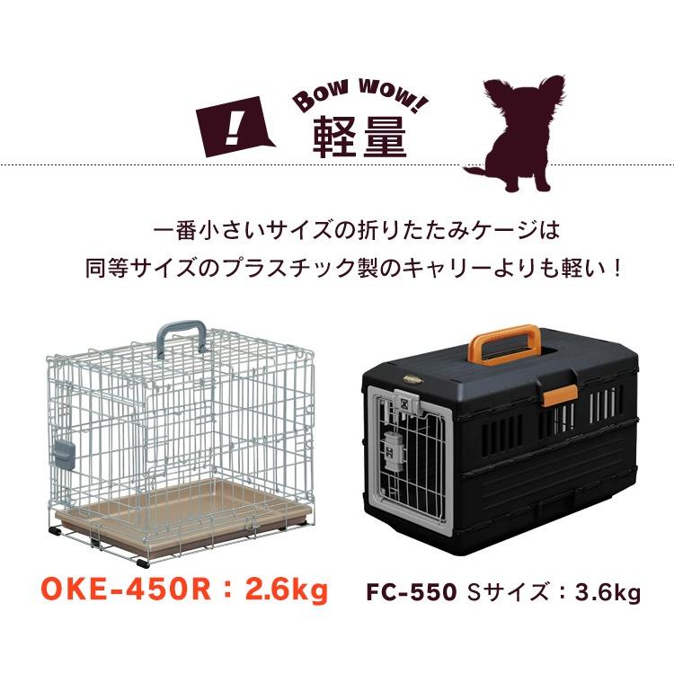 猫 ケージ 犬 ペットサークル 折りたたみ 持ち運び Sサイズ 小型犬 折りたたみケージ ペットケージ 災害時 避難 防災 ゲージ OKE ...