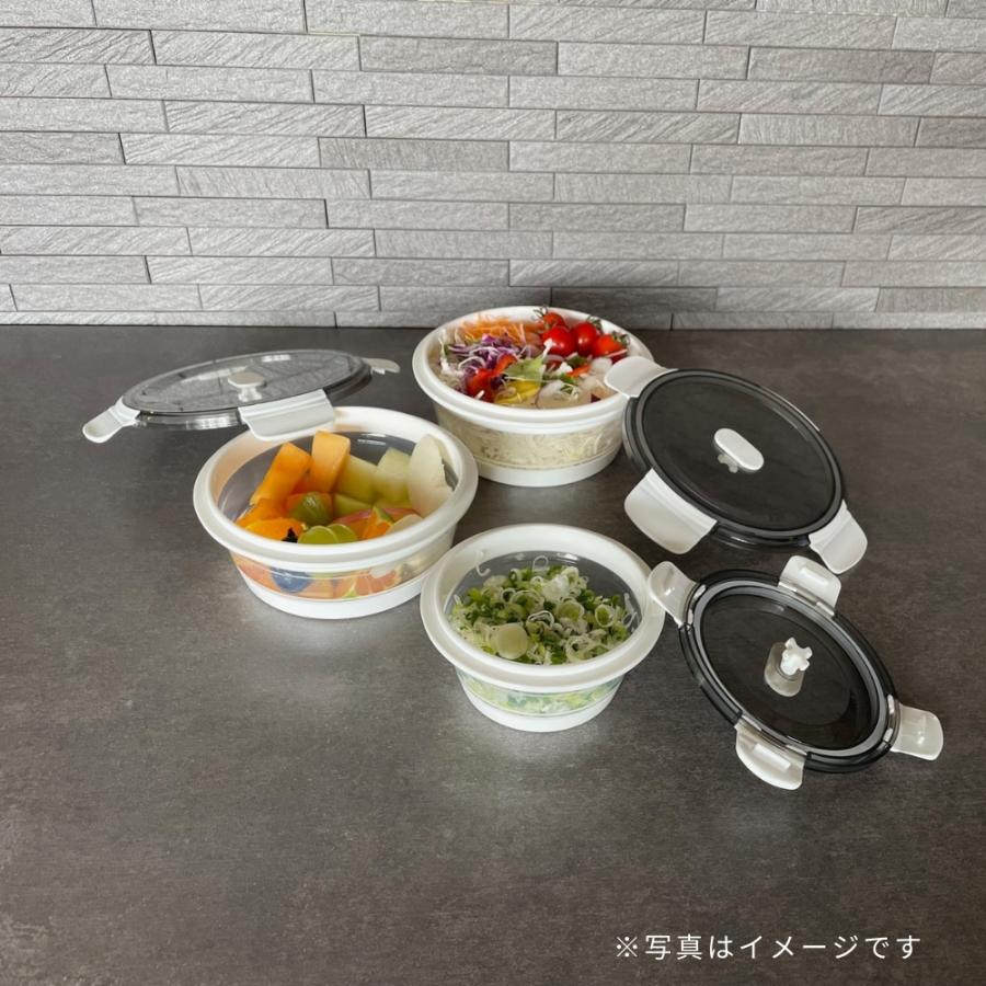 Felio（フェリオ） 富士商 たためるシリコン保存＆ランチBOX 丸形 1000ml F21738 メール便対応 ランチボックス タッパー ...