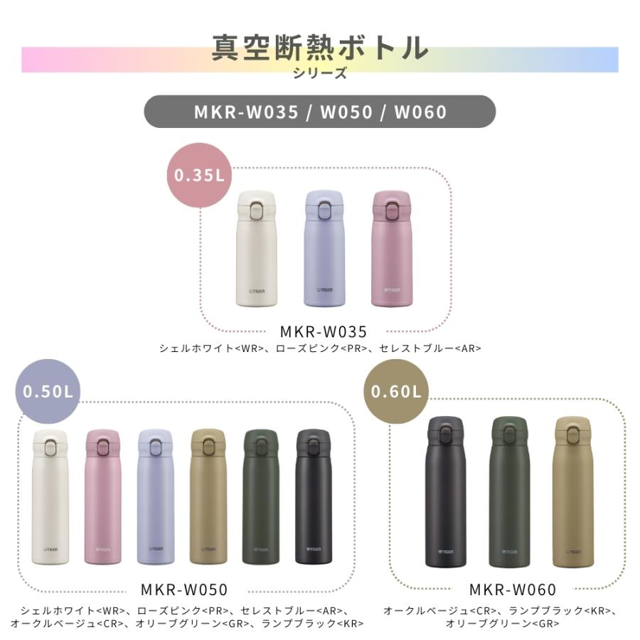 タイガー魔法瓶 タイガー 水筒 食洗機対応 マグ 真空断熱ボトル 500ml MKR-W050 保温 保冷 パッキン一体型 ワンプッシュ スポーツドリンク : 彩り空間 - 通販 ...