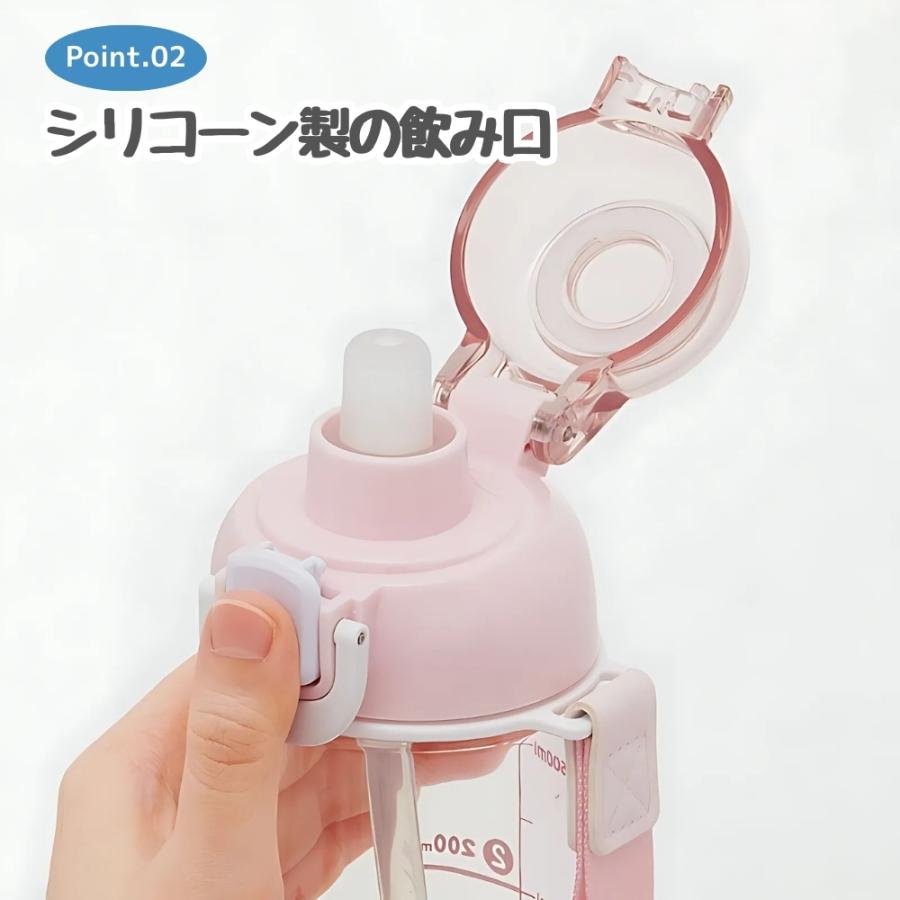 スケーター 水筒 ワンプッシュストローボトル 630ml かわいい 透明 子ども キャラクター PSHPO6 : 彩り空間 - 通販 - Yahoo!ショッピング