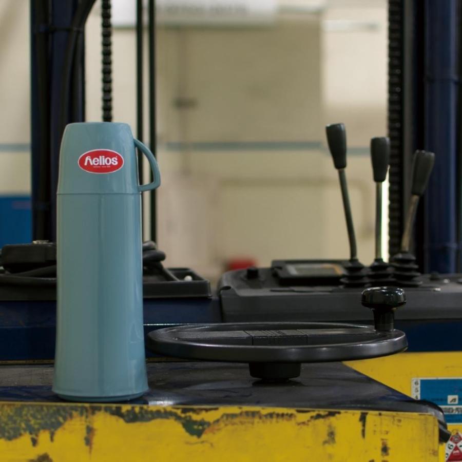 ヘリオス 魔法瓶 水筒 500ml 5609007 エレガンス コップ付き 軽量 ポット おしゃれ レトロ 保温 ガラス ドイツ製 ...