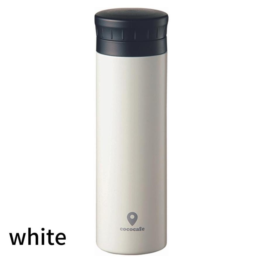 Kakusee カクセー 水筒 マグ タンブラー 真空二重マグ 300ml 保冷 保温 ネイビー CC-30N ホワイト CC-30W ココカフェ ステンレス スクリュー 大人 : 彩り空間 ...