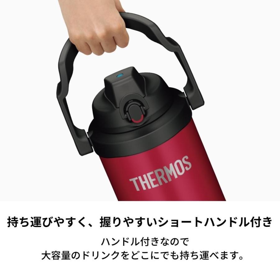 THERMOS サーモス 水筒 保冷 大容量 3リットル 3L 真空断熱スポーツジャグ FJQ-3000 ワンタッチオープン 直飲み ステンレスボトル スポーツドリンクOK ハンドル付き ...