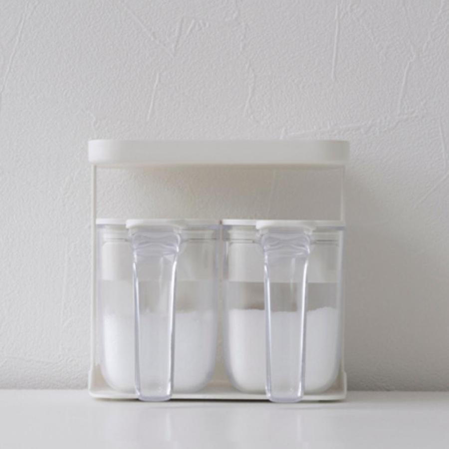 マーナ 調味料 ポット K736 2個セット 調味料入れ おしゃれ 使いやすい 塩 砂糖 スプーン付き 密閉 容器 保存容器 : 彩り空間 - 通販 - Yahoo!ショッピング