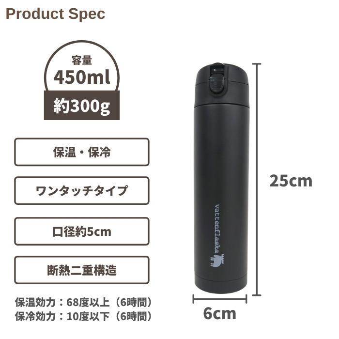 moz 水筒 マグ 直飲み 450ml 子供 大人 おしゃれ ワンタッチ ステンレス ボトル 保冷 保温 マイボトル モズ : 彩り空間 - 通販 - Yahoo!ショッピング