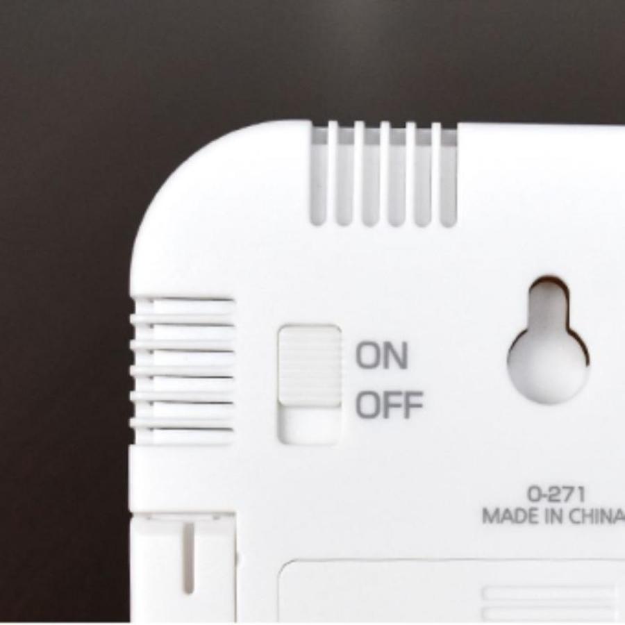 ドリテック デジタル温湿度計 ホワイト O-271WT メール便 デジタル 時計 赤ちゃん 壁掛け 見やすい 大型 卓上 熱中症/インフルエンザ警告 : 彩り空間 - 通販 - Yahoo ...