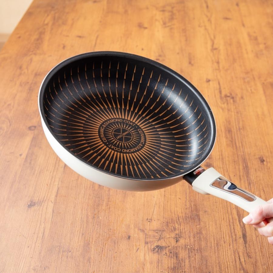 谷口金属工業 谷口金属 軽くてちょい深ハードコート 深型 フライパン IH 26cm 238473 白 軽量 焦げ付き にくい ガス火 ダイヤモンドコーティング : 彩り空間 - 通販 ...