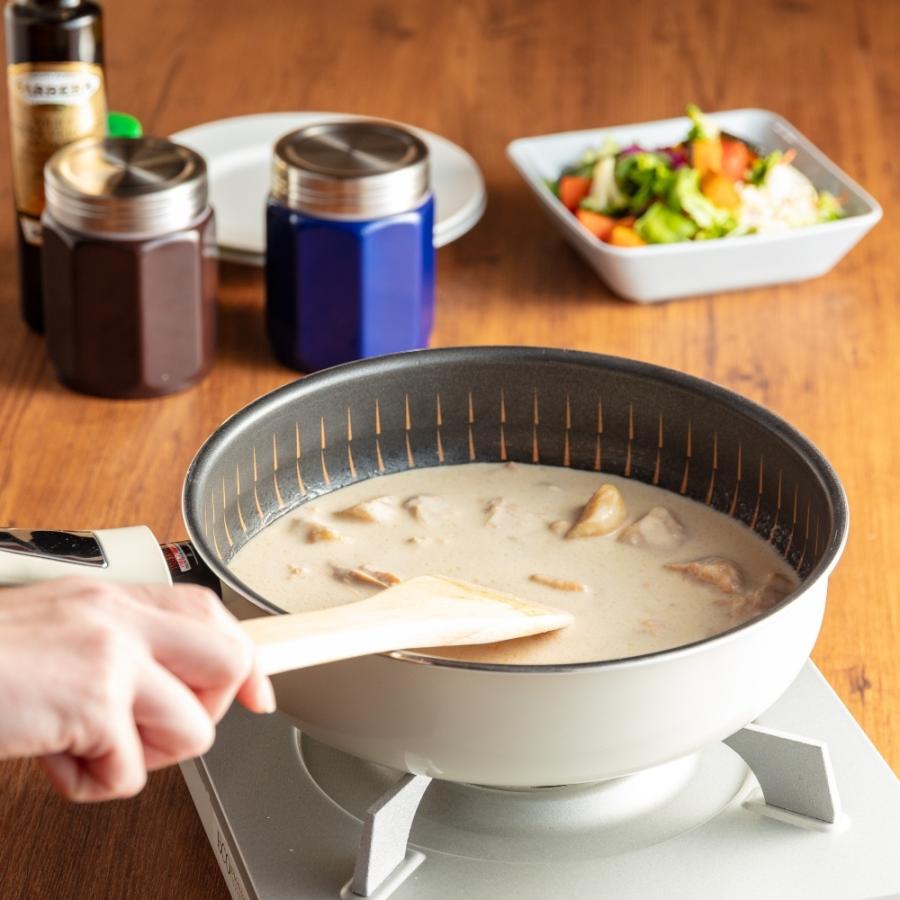 谷口金属工業 谷口金属 軽くてちょい深ハードコート 深型 フライパン IH 26cm 238473 白 軽量 焦げ付き にくい ガス火 ダイヤモンドコーティング : 彩り空間 - 通販 ...