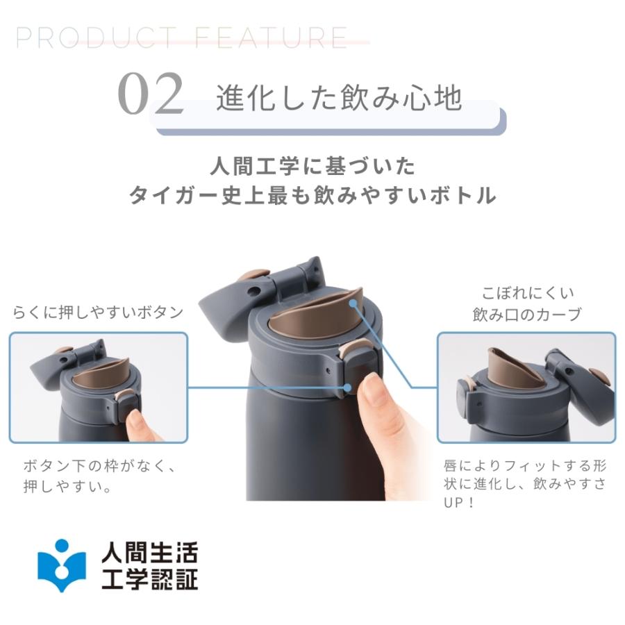 新発売 タイガー 水筒 マグ 魔法瓶 真空断熱ボトル 350ml MKR-W035 保温 保冷 パッキン一体型 ワンプッシュ 食洗機対応 軽量 スポーツドリンク ステンレス : 彩り空間ホーム ...