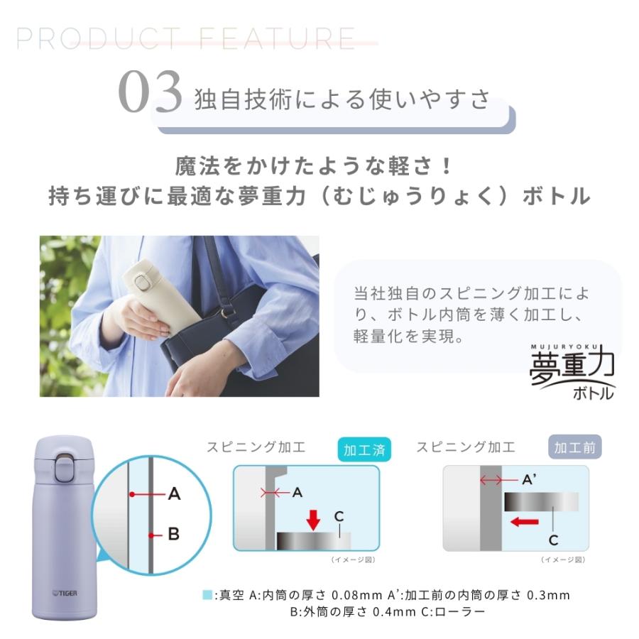 新発売 タイガー 水筒 マグ 魔法瓶 真空断熱ボトル 350ml MKR-W035 保温 保冷 パッキン一体型 ワンプッシュ 食洗機対応 軽量 スポーツドリンク ステンレス : 彩り空間ホーム ...