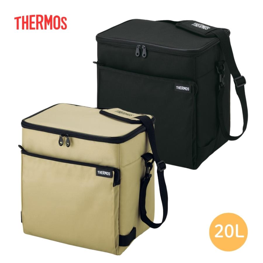 THERMOS サーモス ソフトクーラー 20L RFD-0201 保冷 エコバッグ 折りたたみ 大容量 ファスナー トートバッグ 買い物袋 熱中症対策 部活 アウトドア キャンプ : 彩り ...