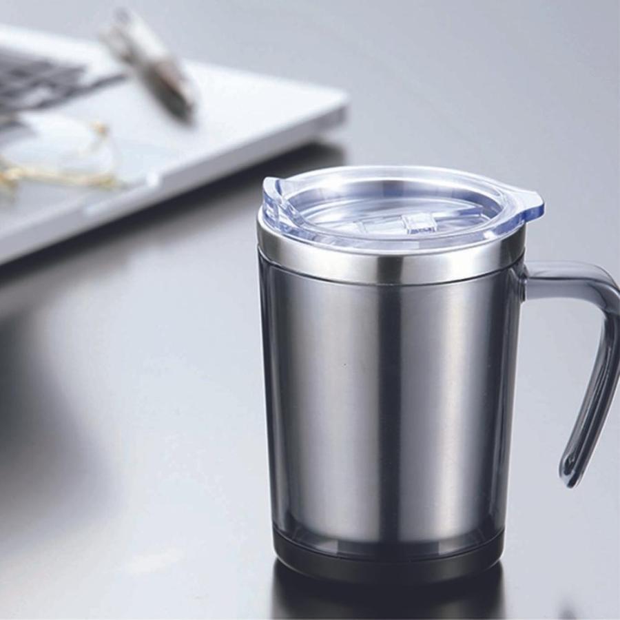 Kakusee カクセー タンブラー マグ 蓋付き 二重マグカップ 400ml 持ち運び ブラック CLE-01B ブルー CLE-02A リアスカイ おしゃれ 洗いやすい 温活 : 彩り空間 ...