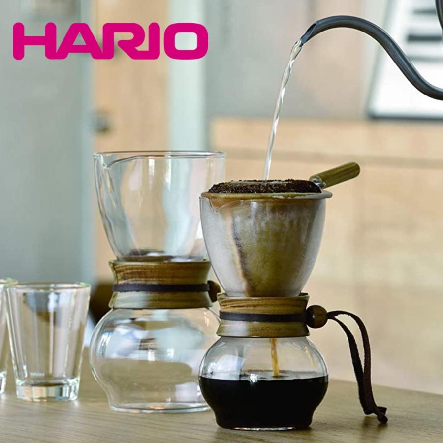 HARIO ハリオ ドリップポット ウッドネック ネルドリップ 食器洗浄機対応 熱湯 3~4人用 DPW-3 : 彩り空間ホームライフ館 - 通販 - Yahoo!ショッピング