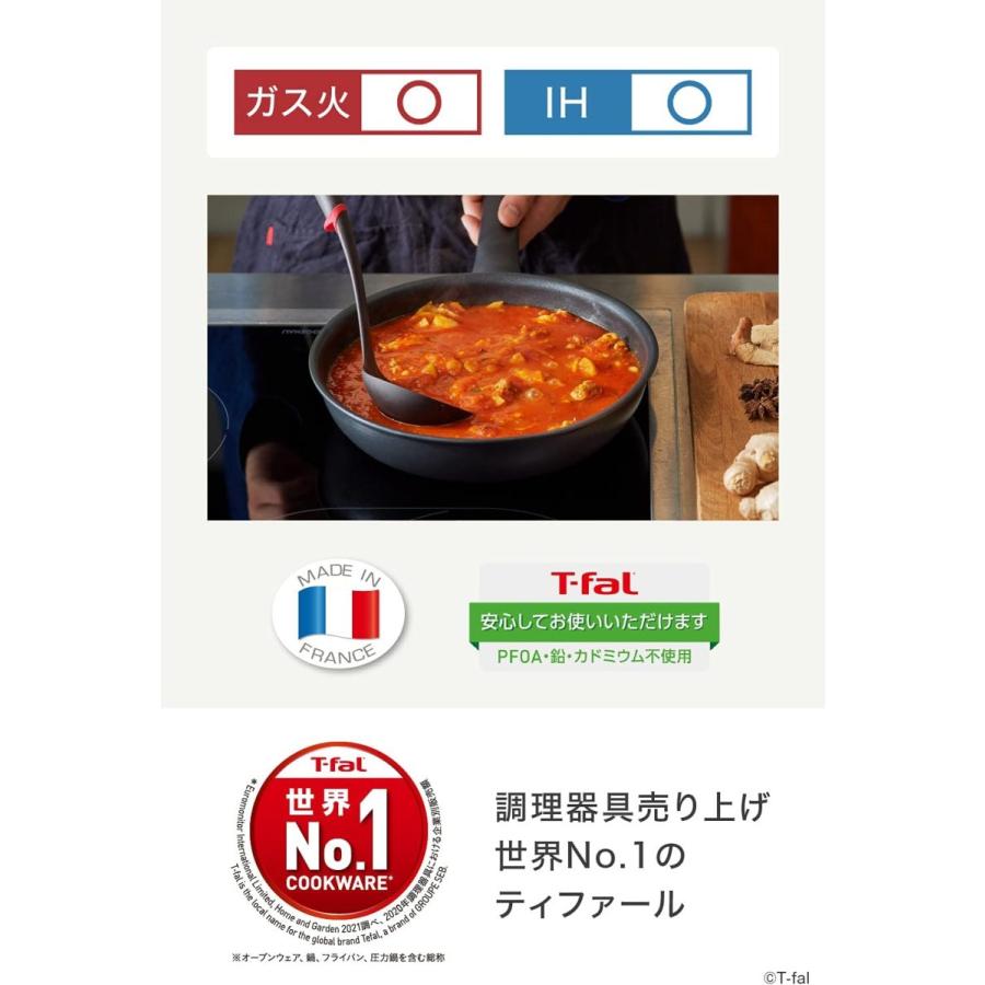 T-fal IH ハードチタニウム・アンリミテッド フライパン 24cm G26504 306417 ティファール 鍋 こびりつかない t-fal : 彩り空間ホームライフ館 - 通販 ...