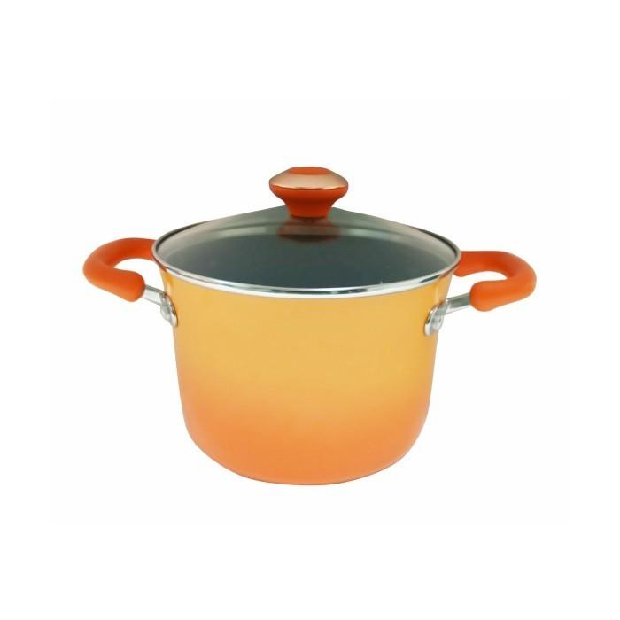 EVO エボ シチューポット オレンジ ND-868 20cm 3.9L[EVO(エボ) フライパン] : 彩り空間ホームライフ館 - 通販 - Yahoo!ショッピング