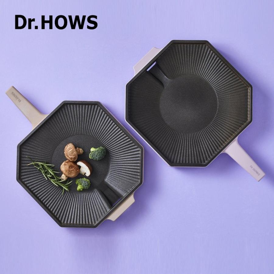 Dr.HOWS ドクターハウス グリルパン 28cm 直火 ガス火 Palette パレット おしゃれ 角型 韓国 かわいい 取っ手 肉 溝 フライパン 斜め : 彩り空間ホームライフ館 ...