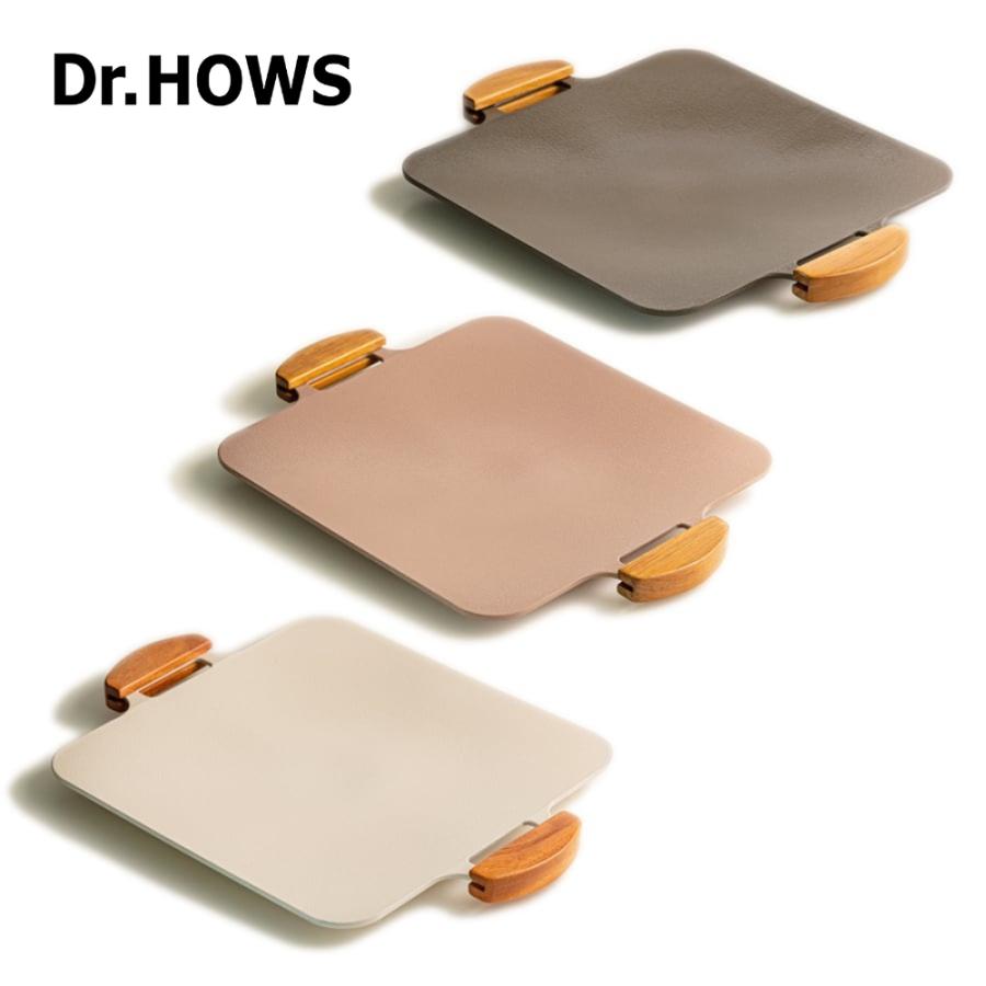 Dr.HOWS ドクターハウス グリルパンフライパン IH 直火 ガス火 Solid ソリッド キャンプ アウトドア 四角 薄型 おしゃれ 角型 韓国 かわいい 軽量 スクエア 取っ : 彩り ...