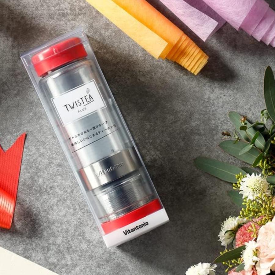 ビタントニオ ティーボトル ボトル 水筒 タンブラー ティーポット TWISTEA PLUS VTW-50 水出し お茶 持ち歩き 紅茶 ハーブティー 緑茶 : 彩り空間ホームライフ館 ...