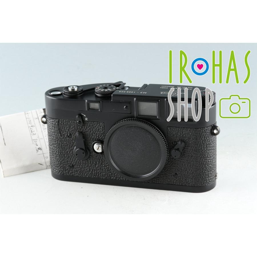 Leica M3 35mm Rangefinder Film Camera Repainted Black Repainted by Takahashi #43755T : i43755 ...