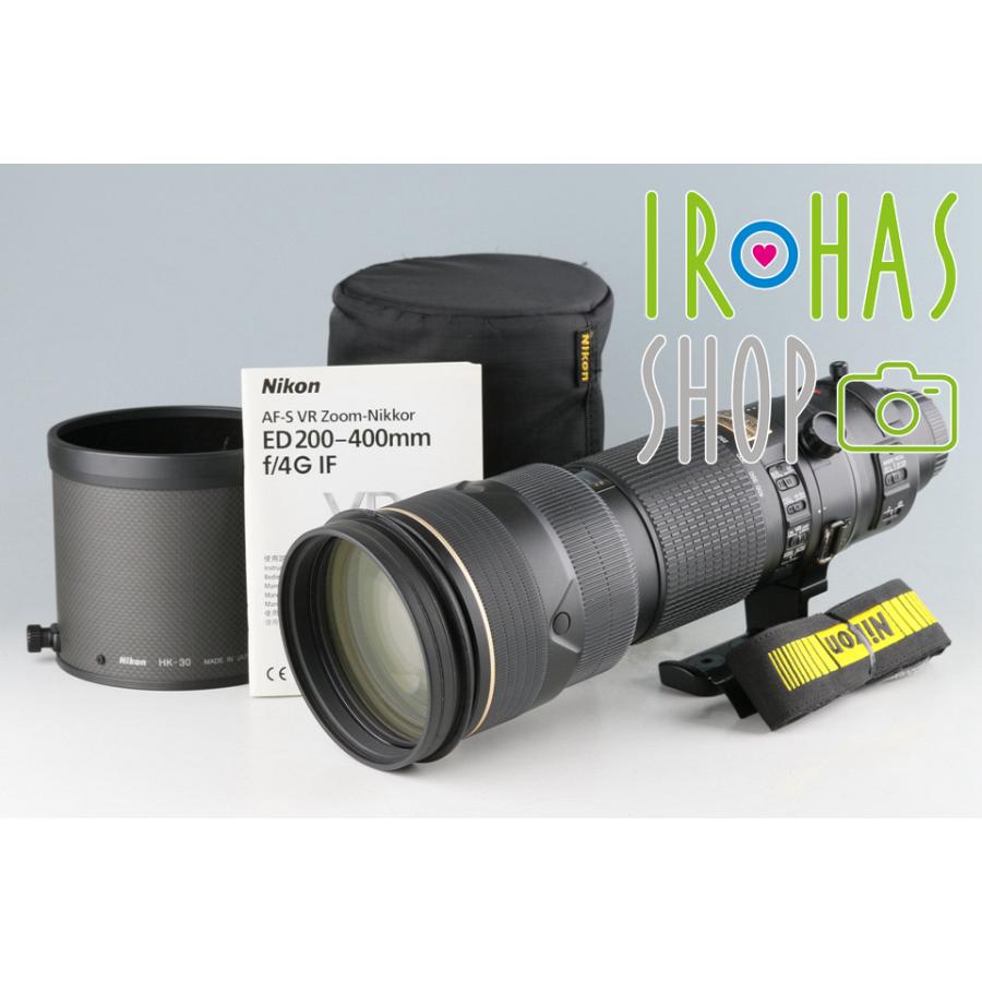 Nikon AF-S Nikkor 200-400mm F/4G ED VR Lens #51304L : i51304 : イロハスショップ - 通販 - Yahoo!ショッピング