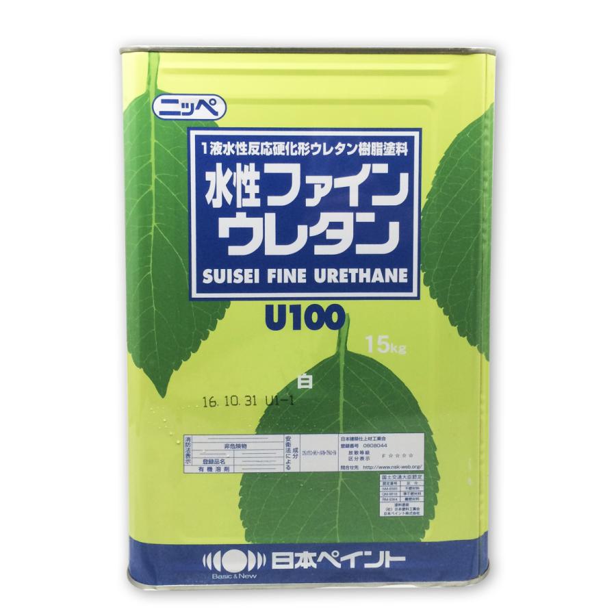 塗料 塗装 DIY 日本ペイント 水性ファインウレタンU100 つやあり ホワイト 4kg : IROMONO - 通販 - Yahoo!ショッピング