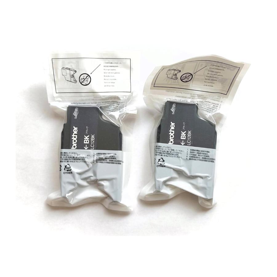 ブラザー工業 ブラザー純正 インクカートリッジ ブラック2個パック LC12BK-2PK 箱なしアウトレット : IronDome ヤフー店 - 通販 - Yahoo!ショッピング