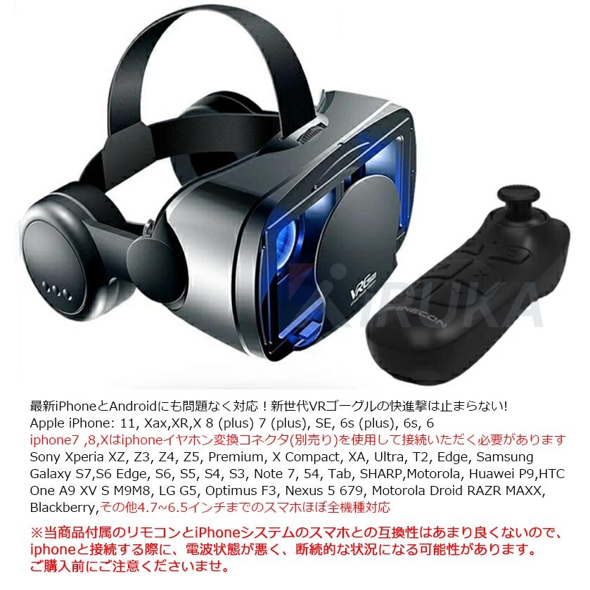VR ゴーグル VRヘッドセット iPhone androidスマホ用 ヘッドホン VR ゴーグル VRヘッドセット iPhone androidスマホ用 ヘッドホン