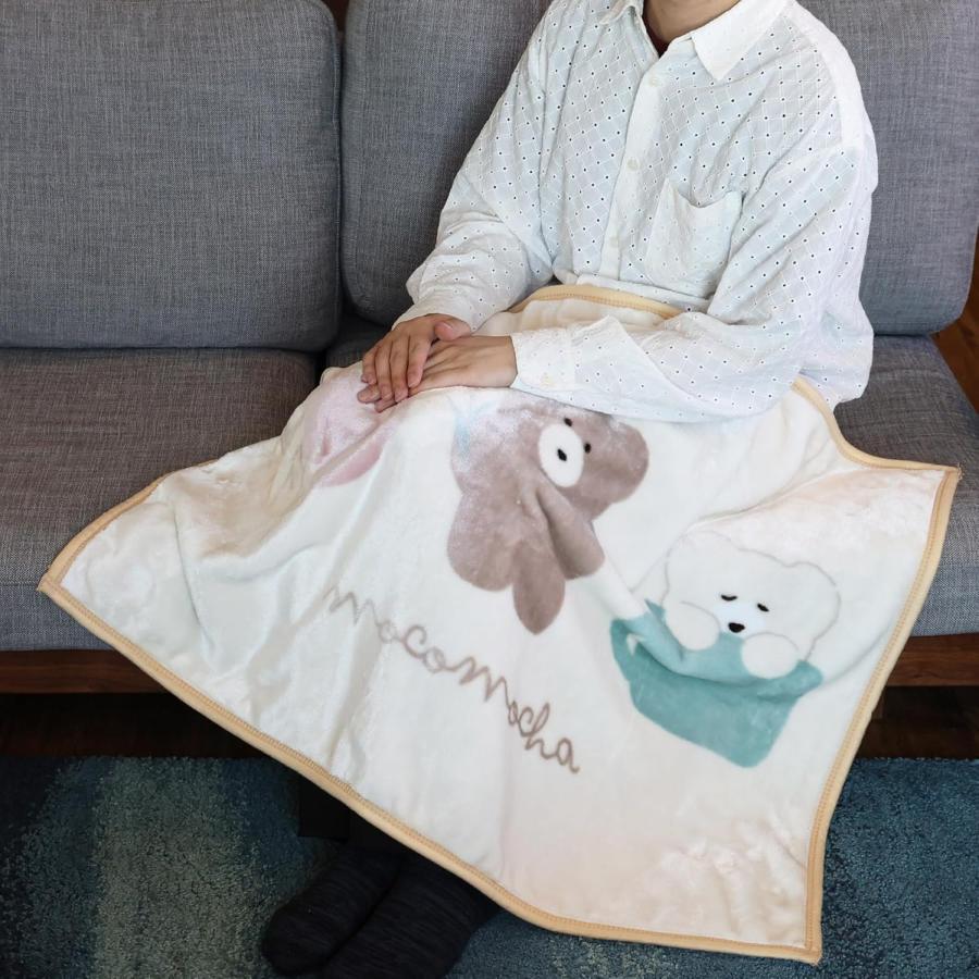 丸眞 ひざ掛け 毛布 モコモカ ぬいぐるみ ブランケット H70×W100cm : 衣料のウエダ ヤフーショップ - 通販 - Yahoo!ショッピング