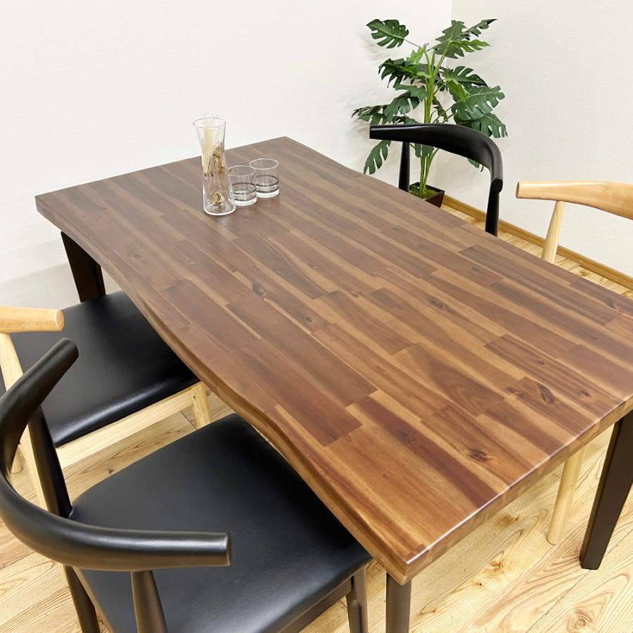 アンティーク調 ダイニングテーブル 食卓 アカシア天然木 無垢材 古木風 テーブル 幅140cm : gma-2302-140 : インテリアショップ・チャコ - 通販 - Yahoo!ショッピング