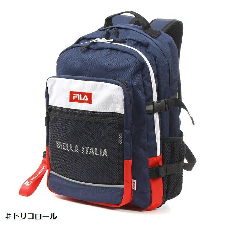 FILA 『FILA』 fila フィラ リュック ポーチ付き デイパック 30L A4 大容量 大きい サイドメッシュ付き クッションポケット ユニセックス フィラ鞄 フィラバッグ : IS ...