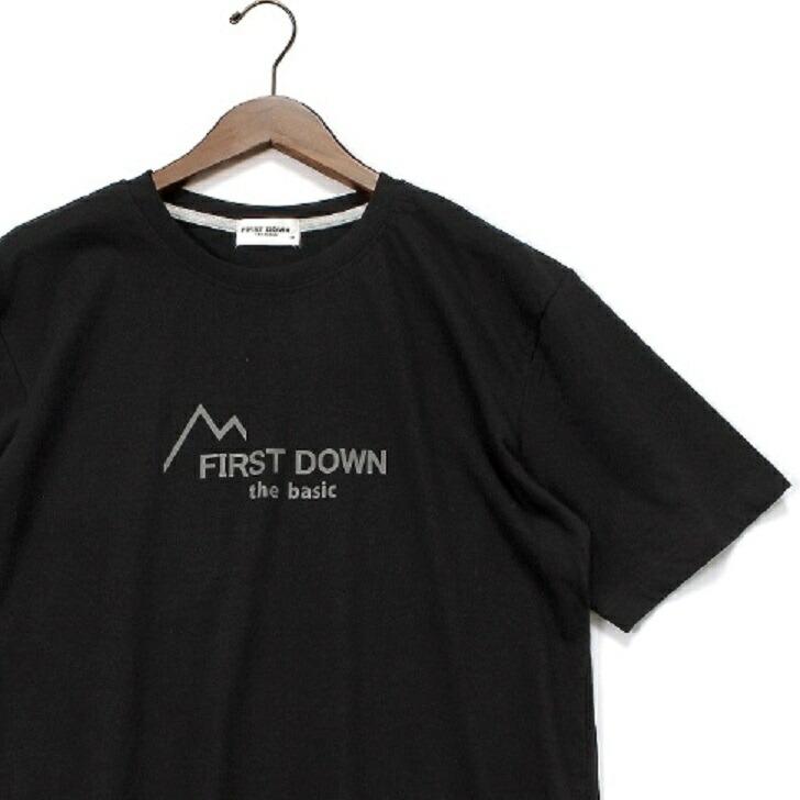 FIRST DOWN 【FIRST DOWN】 ファーストダウン Tシャツ ベーシック コットン100％ ユニセックス 定番 半袖 DOWNT シャツ ファーストダウンTシャツ : IS ...