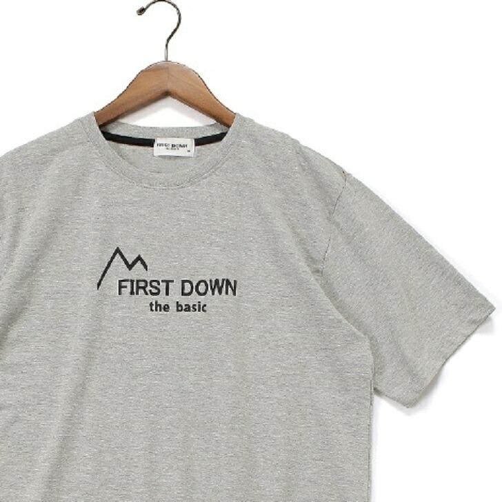 FIRST DOWN 【FIRST DOWN】 ファーストダウン Tシャツ ベーシック コットン100％ ユニセックス 定番 半袖 DOWNT シャツ ファーストダウンTシャツ : IS ...