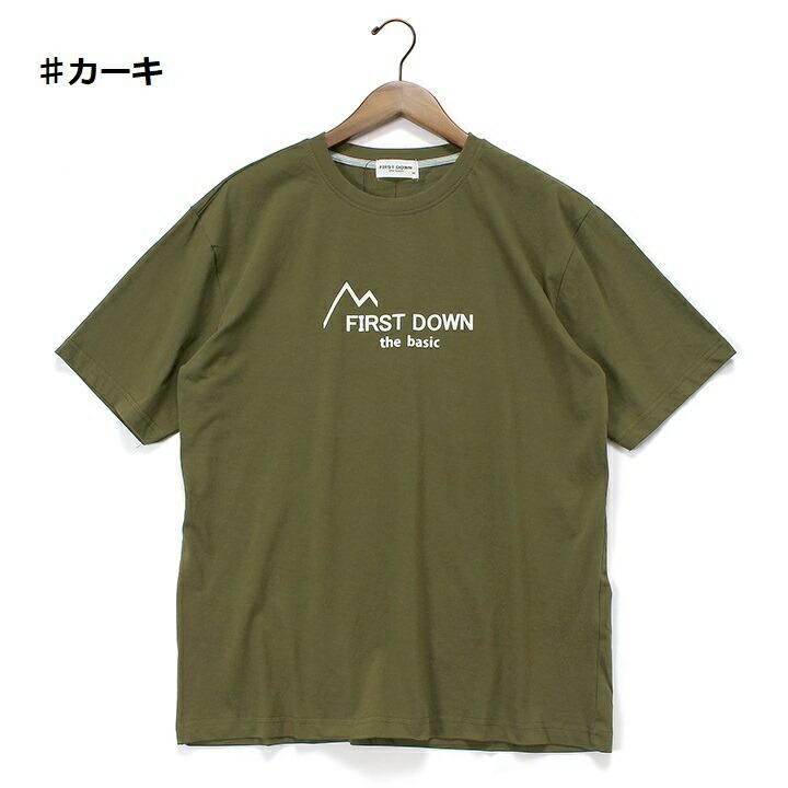 FIRST DOWN 【FIRST DOWN】 ファーストダウン Tシャツ ベーシック コットン100％ ユニセックス 定番 半袖 DOWNT シャツ ファーストダウンTシャツ : IS ...