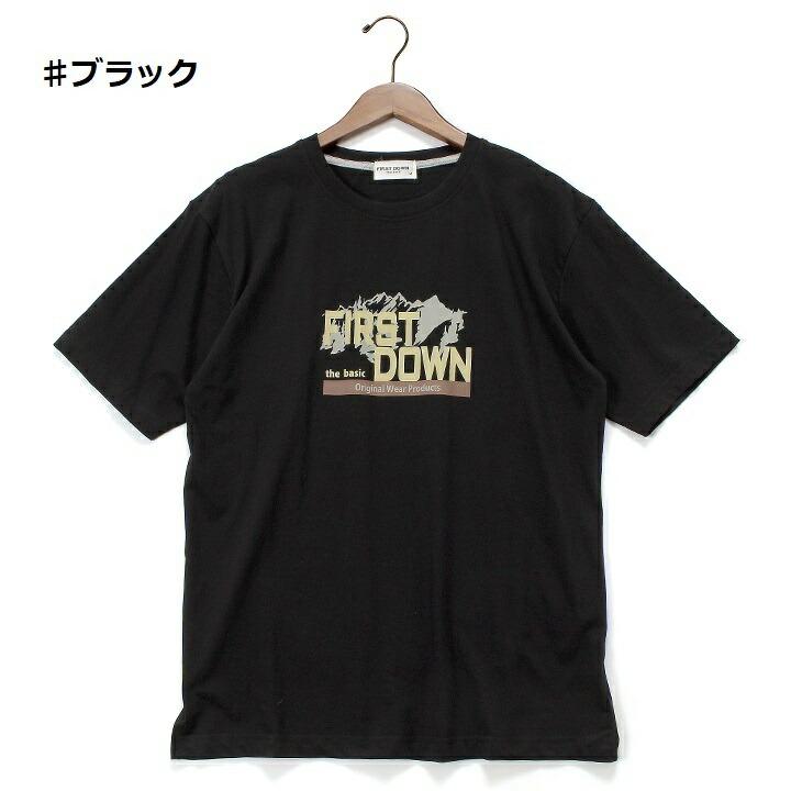 FIRST DOWN 【FIRST DOWN】 ファーストダウン Tシャツ ベーシック コットン100％ ユニセックス 定番 半袖 DOWNTシャツ ファーストダウンTシャツ : IS ...