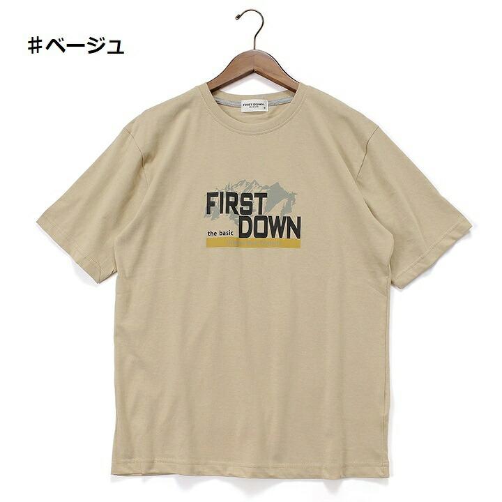 FIRST DOWN 【FIRST DOWN】 ファーストダウン Tシャツ ベーシック コットン100％ ユニセックス 定番 半袖 DOWNTシャツ ファーストダウンTシャツ : IS ...