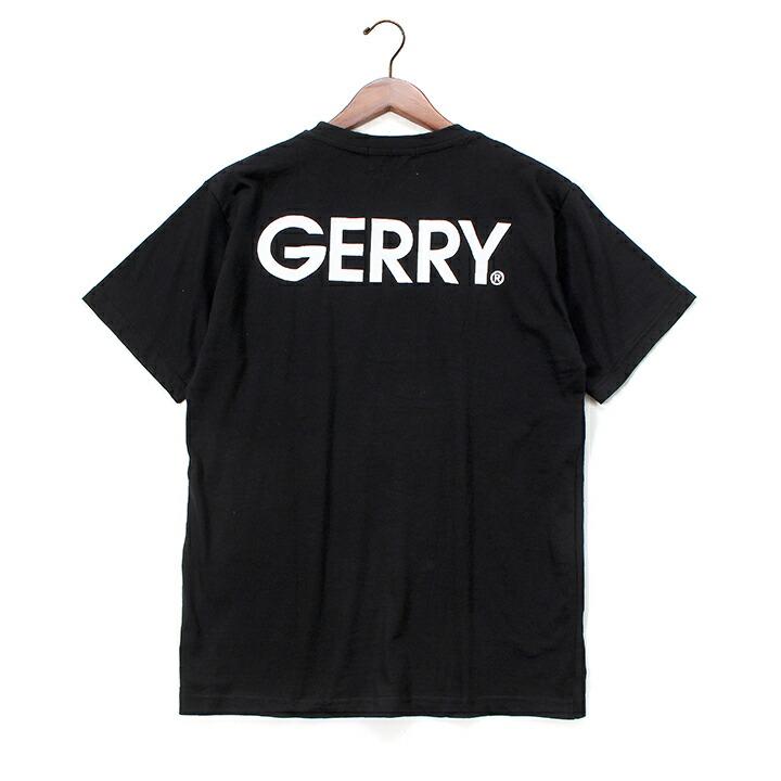 GERRY 【GERRY】 gerry ジェリー Tシャツ ポケット付きTシャツ ロゴ刺繍 バックプリント 半袖 アウトドア ストリート 綿 ...