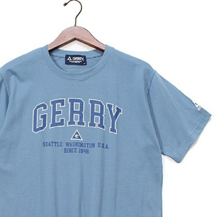 GERRY 【GERRY】 gerry ジェリー Tシャツ プリントTシャツ ロゴ刺繍 半袖 アウトドア キャンプ ストリート 綿 100 ...