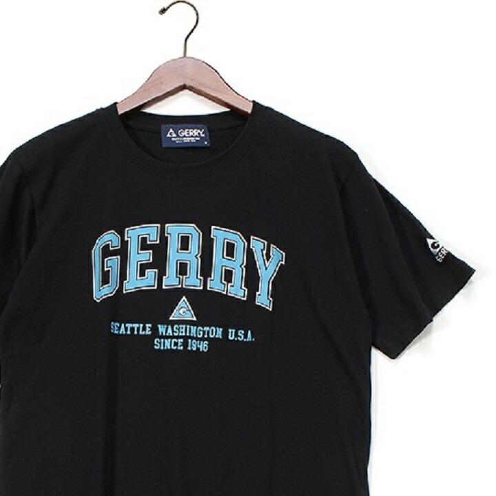 GERRY 【GERRY】 gerry ジェリー Tシャツ プリントTシャツ ロゴ刺繍 半袖 アウトドア キャンプ ストリート 綿 100 ...