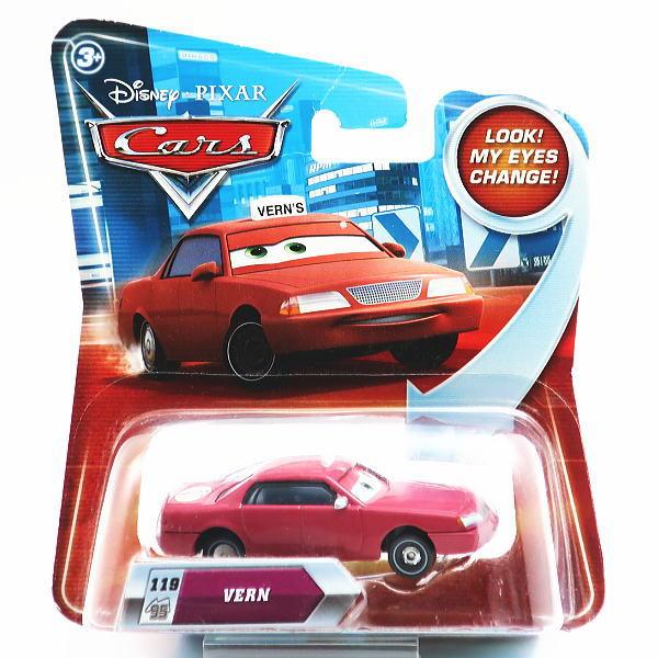 PIXAR ディズニー カーズ Cars バーン Vern マテル社 USA 2012年 角度によって目が動くレンチキュラーLOOK EYES ...