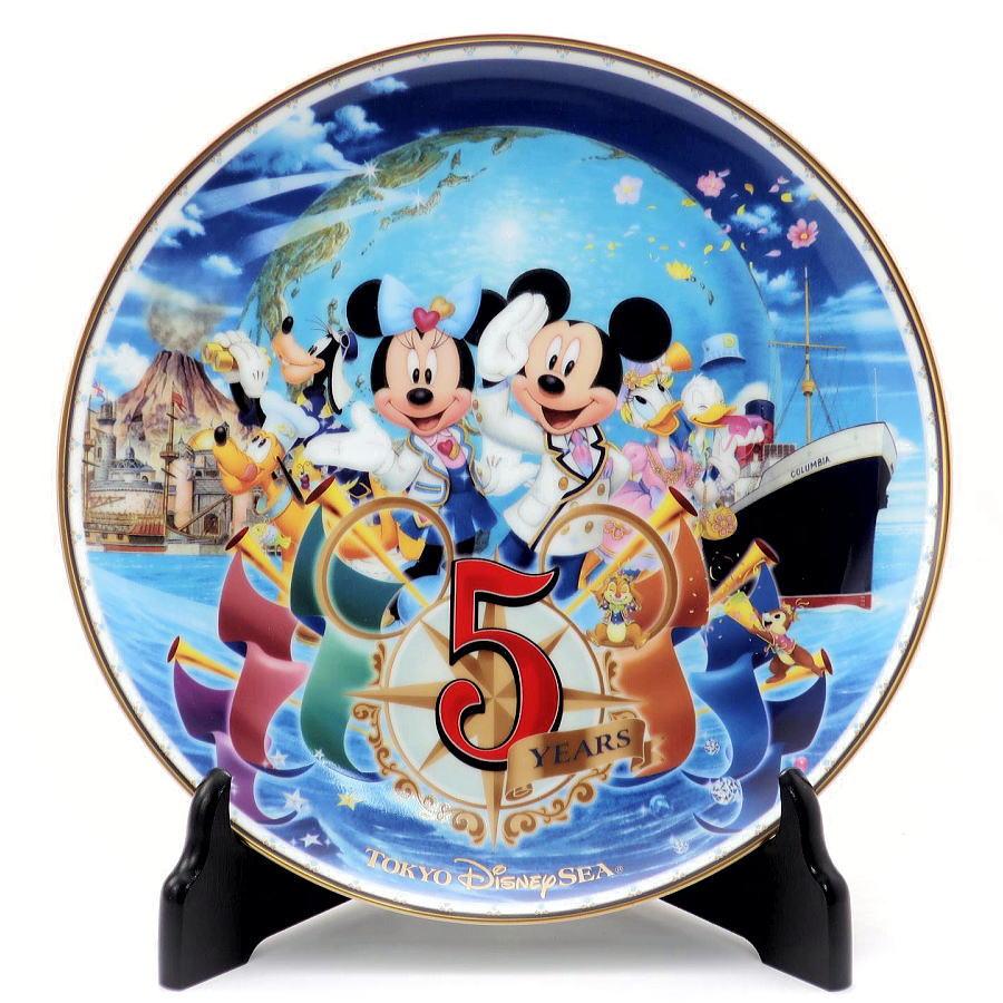 Disney ディズニー FAB6とチップ＆デール 東京ディズニーシー5周年記念プレート 2006年 新品 ミッキー ミニー ドナルド ...