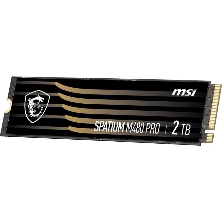 MSI SPATIUM M480 Pro SSD 2TB M.2 NVMe PCIe Gen4x4 S78-440Q600-P83 HD4391 内蔵SSD : 2655-005714 ...