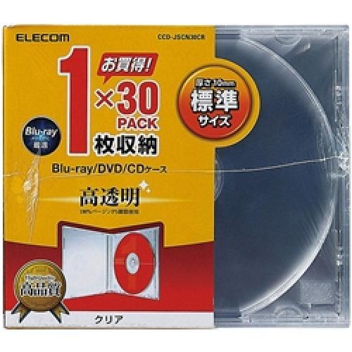 ELECOM CCD-JSCN30CR Blu-ray/DVD/CDプラケース/1枚収納/30パック/クリア : IS-LINK - 通販 - Yahoo!ショッピング