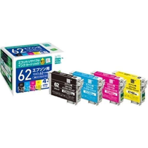 ELECOM ECI-E624P/BOX エコリカ リサイクルインクカートリッジ/EPSON IC4CL62互換 : IS-LINK - 通販 - Yahoo!ショッピング