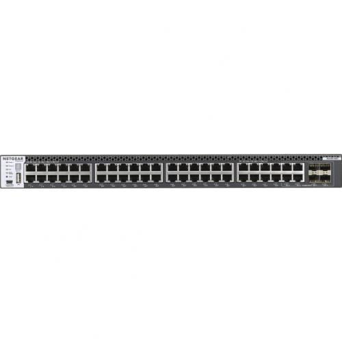 NETGEAR XSM4348CS-100AJS M4300-48X 10GBASE-T 48ポート 10G SFP 4スロット Layer3 ...