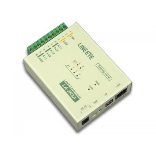 ラインアイ LINEEYE LA-2R3A(V2) LAN接続型IOユニット アナログ入力3点/リレー出力2点 : IS-LINK - 通販 - Yahoo!ショッピング