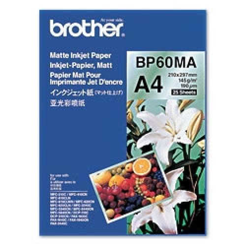 ブラザー工業 brother BP60MA インクジェット紙（マット仕上げ） A4 25枚 : IS-LINK - 通販 - Yahoo!ショッピング