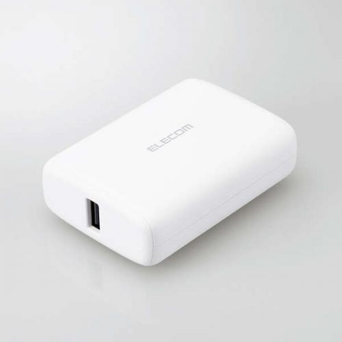 ELECOM DE-C46L-10000WH モバイルバッテリー/リチウムイオン電池/USB PD/20W/10000mAh/USB Type-C入出力×1/USB-A出力×1/ホワイト ...