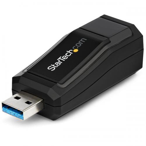 StarTech.com USB31000NDS USB3.0-GigabitEthernetLANアダプタ(ブラック)10/100/1000MbpsNICネットワークアダプタ ...