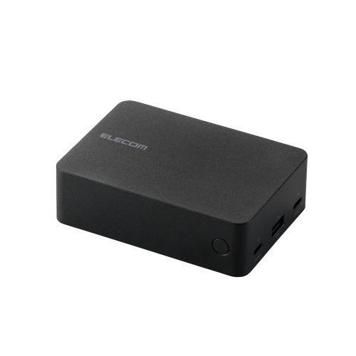 ELECOM DE-C72L-20000BK モバイルバッテリー/リチウムイオン電池/20000mAh/67W/USB-C入出力×2/USB-A×1/残量表示/ブラック : IS-LINK ...
