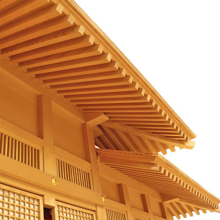 （アウトレット） 内祭用大型神殿 こけら葺雛御殿 〈R-502〉 No.1 : 宮忠 - 通販 - Yahoo!ショッピング